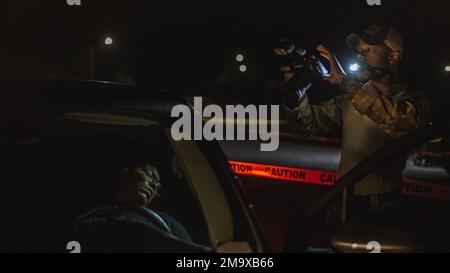 U.S. Army Sgt. Sidney Perry, assigned to 55th Signal Company (Combat ...