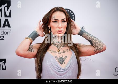 Jessy Bosen poses for photographers upon arrival at the European MTV ...