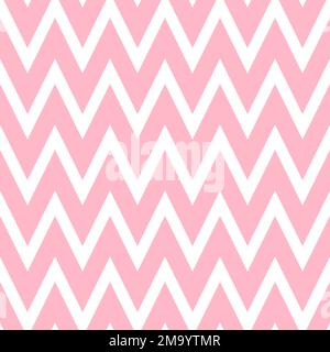 Pink zigzag seamless pattern. Chevron fabric texture. Abstract zig zag background. Repeating ...