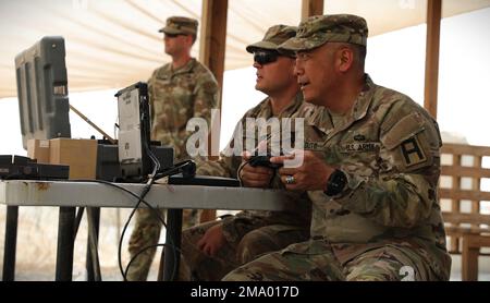 Lt. Gen. Antonio A. Aguto, commanding general of First Army (front row ...
