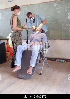 US Navy Navy Lt. from the Medical Treatment Facility aboard the ...