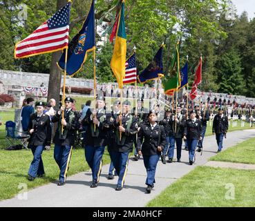 Soldiers from the 165th Infantry Division of the 42nd Division are seen ...