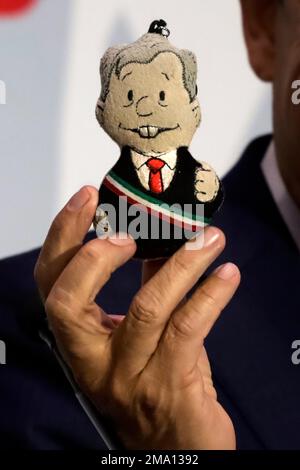 Non Exclusive: January 18, 2023, Mexico City, Mexico: Doll with the ...