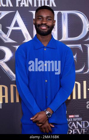David Orobosa Omoregie, a.k.a. Dave, poses for photographers upon ...