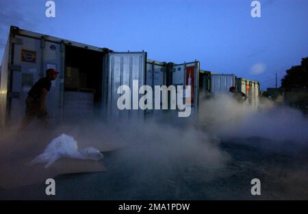 Members of the 820th Red Horse Squadron, Nellis Air Force Base, Nevada ...