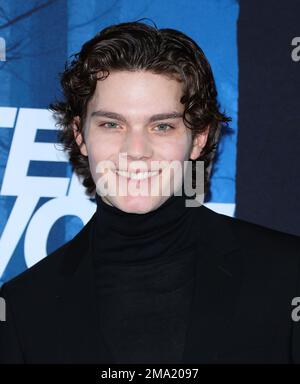 Vince Mattis arrives at the premiere of "Wolf Pack" on Thursday Jan. 19 ...