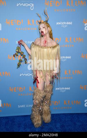 Kim Petras attends Heidi Klum's 21st annual Halloween party at Sake No ...