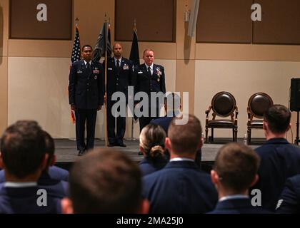 Col. Marcus Jackson, Space Base Delta 2 commander, and Col. Brian ...