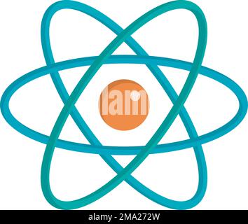 Atomic nucleus icon. Atomic icon. Editable vector Stock Vector Image ...