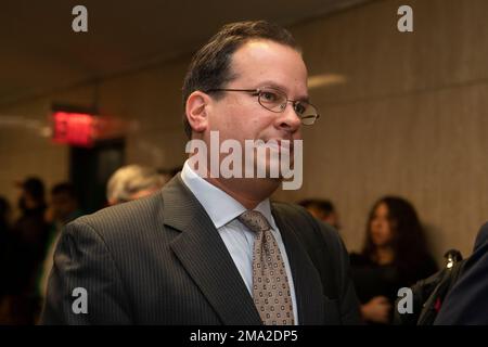 Assistant District Attorney Joshua Steinglass arrives to the courtroom ...