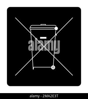 The Crossed Out Wheelie Bin Symbol , Waste Electrical and Electronic ...