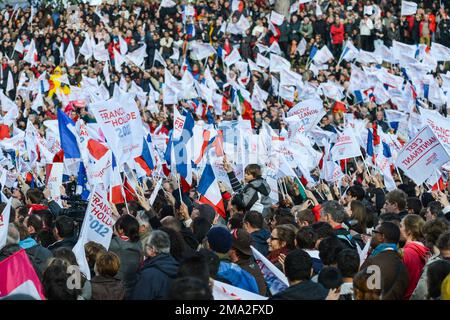 BORDEAUX, FRANCE - APRIL, 19 2012: Francois Hollande campaigning in the ...