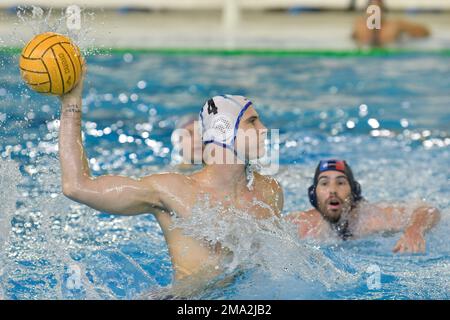 Trieste, Trieste, Italy, January 18, 2023, Giacomo Bini (Pallanuoto ...