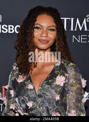Environmental activist Leah Thomas attends the Time100 Next list ...