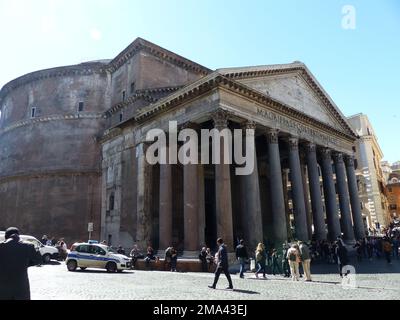 Pantheon, Rome-Marcus Agrippa, the son of Lucius, three times consul ...