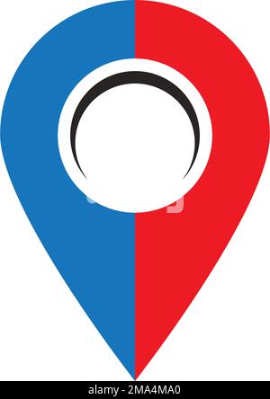 Location Point Icon Vector Illustration Stock Vector Image & Art - Alamy