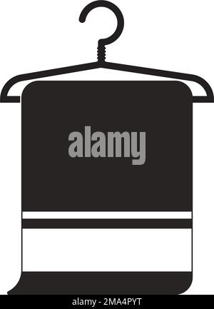 Sport towel icon. Flat illustration of sport towel vector icon for web ...