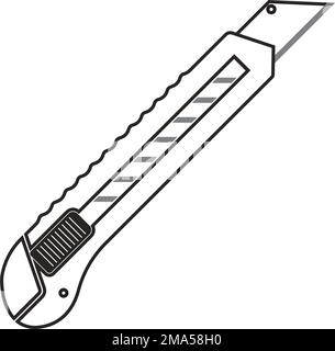 Army knife icon outline vector. Pocket multitool. Camping kit Stock ...