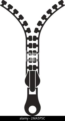 Jeans zip icon. Simple illustration of jeans zip vector icon for any ...