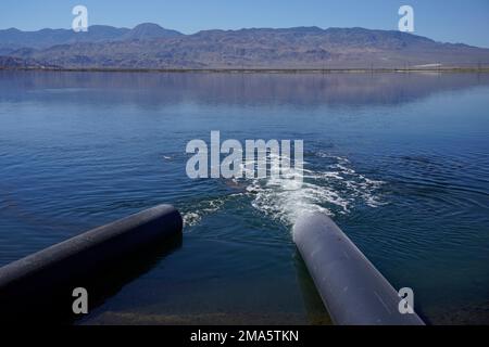 Lithium evaporation pond, Silver Peak Nevada, USA Stock Photo - Alamy