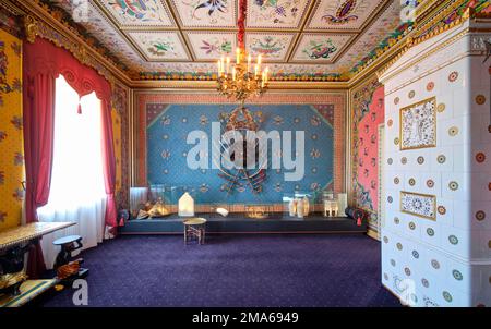 Turkish room, interior, Branitz Palace, Branitz Park, Prince Pueckler ...
