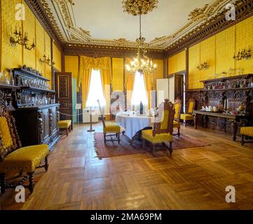 Dining room, interior, Branitz Palace, Branitz Park, Prince Pueckler ...