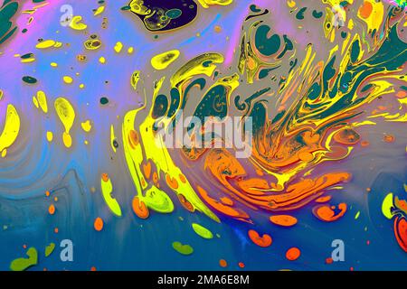 Traditional Ottoman Turkish marbling art patterns as abstract ...