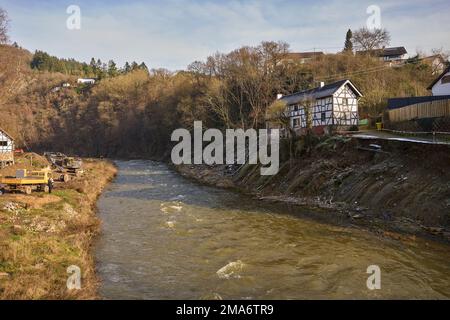 Schuld, Germany. 18th Jan, 2023. In numerous places in the Ahr valley ...
