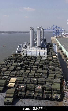 The Military Sealift Command high-speed transport USNS Guam Stock Photo ...