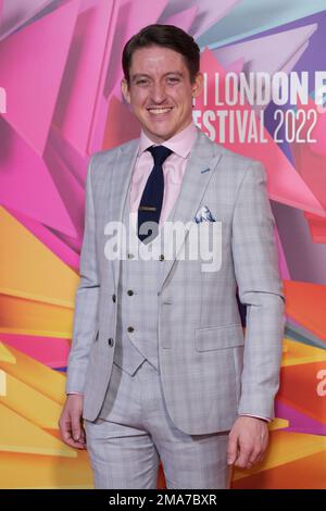 Matthew Duckett poses for photographers upon arrival for the premiere ...