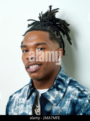 Rapper Lil Baby poses for a portrait, Wednesday, Oct. 5, 2022, in Los ...