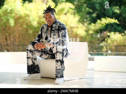 Rapper Lil Baby poses for a portrait, Wednesday, Oct. 5, 2022, in Los ...