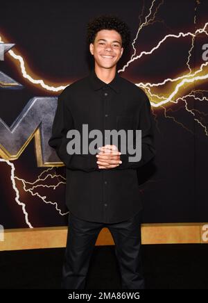 Jalon Christian attends the world premiere of "Black Adam" in Times ...
