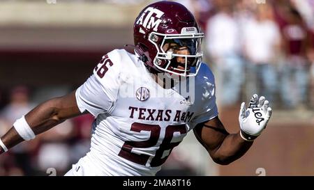 Texas A&M defensive back Demani Richardson (26) during an NCAA football ...