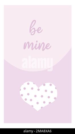 Valentines day poster. Be mine valentine card. Gold ring with sparkles ...