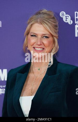 Amy Loughren poses for photographers upon arrival for the premiere of ...