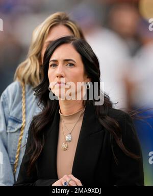 Indianapolis Colts vice chair and owner Kalen Jackson in the first half ...