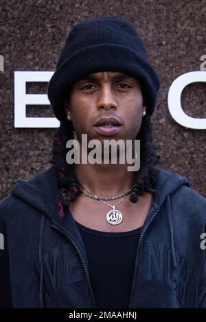 Abubakar Baker Shariff-Farr , a.k.a. Bakar poses for photographers upon ...