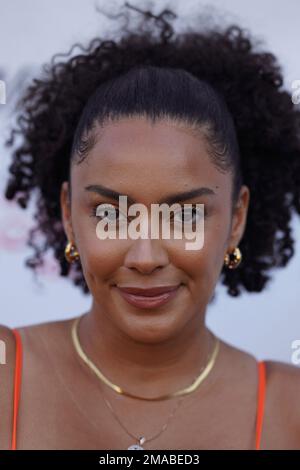 Sasha Merci arrives at the Imagen Awards on Sunday, Oct. 2, 2022, at LA ...