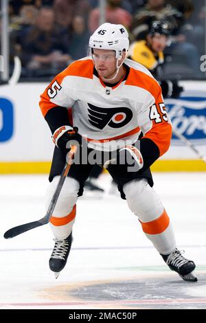 Philadelphia Flyers' Cam York plays during an NHL hockey game, Saturday ...