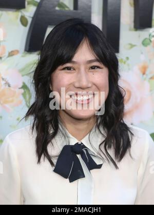 Writer Marie Nguyen attends the world premiere of the Peacock limited ...