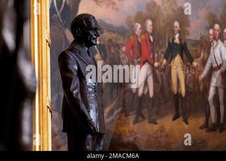 The Congressional statue of former President Harry S. Truman is ...