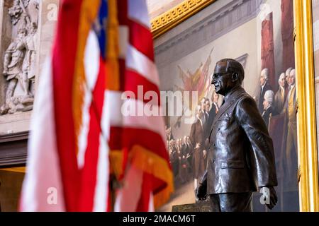 The Congressional statue of former President Harry S. Truman is ...