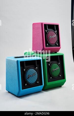 Stonefield mini bass guitar amplifier Stock Photo - Alamy