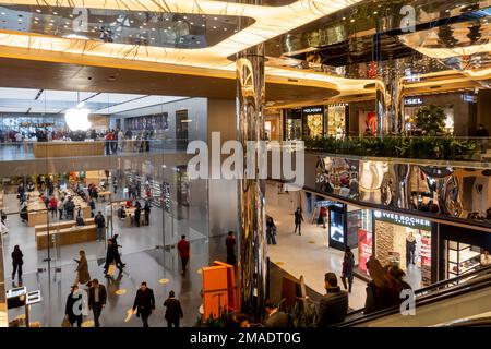 Apple Zorlu Center, Electronics store in Istanbul Turkey Stock Photo ...