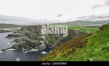 Views from Kerry Cliffs, Portmagee Stock Photo - Alamy