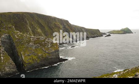 Views from Kerry Cliffs, Portmagee Stock Photo - Alamy