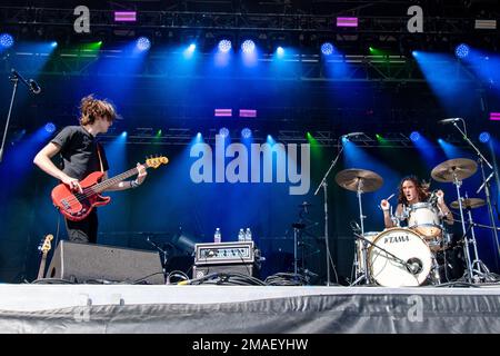 Layne Ulrich, left, and Myles Ulrich of Taipei Houston perform on the ...