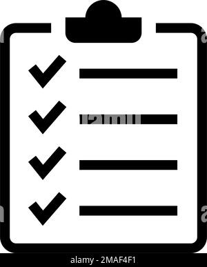 checklist clipboard document Stock Vector Image & Art - Alamy