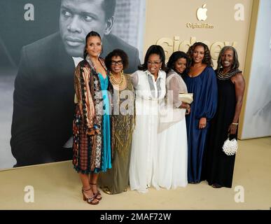 Anika Poitier, left, Pamela Poitier, Sherri Poitier and Jennifer Brice ...